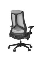 China Back Tilt 360D Office Revolving Chairs Rubber Castor Depth 505mm for sale