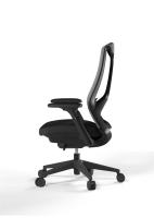 China Back Tilt 360D Office Revolving Chairs Rubber Castor Depth 505mm for sale