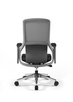 China Prolonged Mesh Office Revolving Chairs S Curved Shaped For Staff for sale