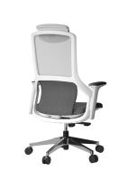 China S Curve Revolving Boss Chair , Width 650mm Comfortable Revolving Chair for sale