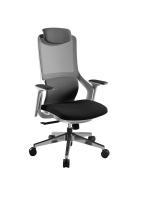 China S Curve Revolving Boss Chair , Width 650mm Comfortable Revolving Chair for sale