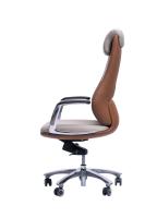 China Leather Executive Revolving Chairs Height 1200-1260mm For Office for sale
