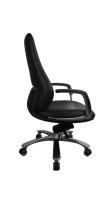China Meeting Room Leather Swivel Chair , TUV 0.48m3 Computer Revolving Chair for sale