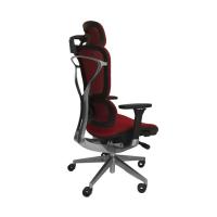 China Rubber Caster W700mm High Back Revolving Office Chair For 300 Lb Person R350 Alu Base for sale