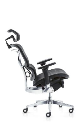 China Height 1225-1305mm Ergonomic Office Mesh Chairs 4D Armrest for sale