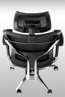 China Height 1225-1305mm Ergonomic Office Mesh Chairs 4D Armrest for sale