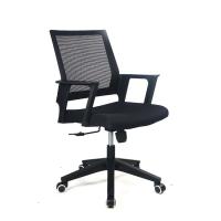 China Executive Mid Back Computer Mesh Chairs PU Cover Nylon Caster DIOUS for sale