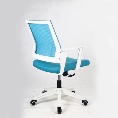 China Light Blue Home Computer Mesh Chairs TUV Approved Class 3 for sale