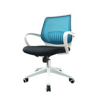 China White Frame Chrome Base Back Mesh Office Chair DIOUS 2.4in Cushion for sale