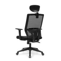 China Rolling Black Mesh Computer Chair , 200-250kg Modern Rolling Desk Chair for sale