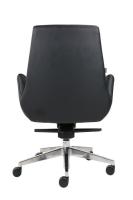 China Conjoined Armrest 360 Degree Leather Revolving Chair With Castors for sale