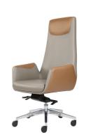 China 24kg Office Leather Revolving Chair High Back TUV Approved for sale