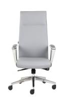 China DIOUS Dia60mm Leather Revolving Chair High Back For Executive for sale