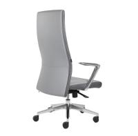 China DIOUS Dia60mm Leather Revolving Chair High Back For Executive for sale