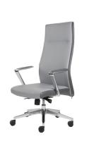 China DIOUS Dia60mm Leather Revolving Chair High Back For Executive for sale