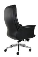 China 360 Degree Conjoined Armrest Leather Revolving Chair With Armrest for sale