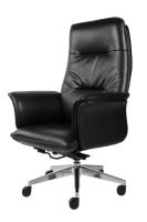 China Moded Foam Genuine Leather Desk Chair , 360d Leather Rolling Chair DIOUS for sale