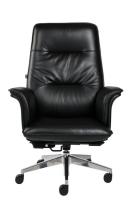 China Moded Foam Genuine Leather Desk Chair , 360d Leather Rolling Chair DIOUS for sale