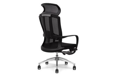 China 0.1m3 CBM Black Mesh Office Chair , High Back Big And Tall Chairs 500lbs for sale