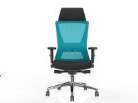 China 3D Armrest 360degree Mesh Staff Chair Breathable Soft Headrest for sale