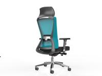 China 3D Armrest 360degree Mesh Staff Chair Breathable Soft Headrest for sale