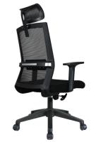 China Conference Manager Mesh Chair Molded Foam T Shaped Fixed Armrest for sale
