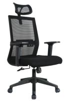 China Conference Manager Mesh Chair Molded Foam T Shaped Fixed Armrest for sale