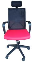China Colored High Back 45KG/M3 Manager Mesh Chair Waterfall Edge for sale