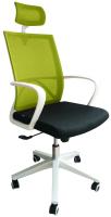 China Colored High Back 45KG/M3 Manager Mesh Chair Waterfall Edge for sale