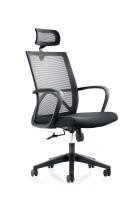 China Colored High Back 45KG/M3 Manager Mesh Chair Waterfall Edge for sale