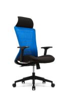China DIOUS Blue Mesh Arm Chair Nylon Conjoined 3 Positions Locking for sale
