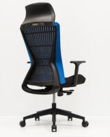 China DIOUS Blue Mesh Arm Chair Nylon Conjoined 3 Positions Locking for sale