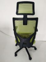 China Black Arm High Back Swivel Chair , 100mm-70mm Mesh Desk Chair for sale