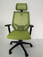 China Black Arm High Back Swivel Chair , 100mm-70mm Mesh Desk Chair for sale