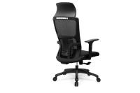 China Adjustable Headrest Mesh Staff Chair 90 To 115 Degree Tilt for sale