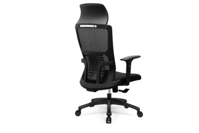 China Adjustable Headrest Mesh Staff Chair 90 To 115 Degree Tilt for sale