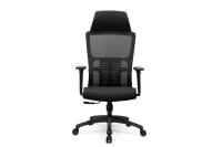 China Adjustable Headrest Mesh Staff Chair 90 To 115 Degree Tilt for sale