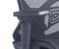 China Aluminum Alloy Legs Mesh Staff Chair PP Cushion 60mm Castor for sale