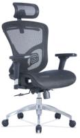 China Aluminum Alloy Legs Mesh Staff Chair PP Cushion 60mm Castor for sale