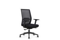 China Conjoined Armrest Swivel Mesh Office Chair , Dia60mm Wire Net Chair for sale