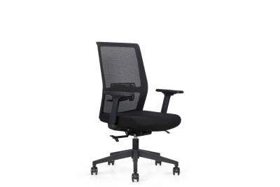 China Conjoined Armrest Swivel Mesh Office Chair , Dia60mm Wire Net Chair for sale