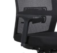 China Conjoined Armrest Swivel Mesh Office Chair , Dia60mm Wire Net Chair for sale