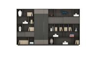 China Sandalwood Office Bookcase Cabinet , DIOUS Home Office Storage Furniture for sale