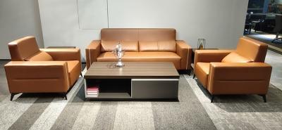 China Living Room Office Reception Sofa , Commercial L Shaped Sectional Couch for sale