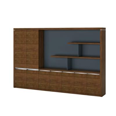 China 3400*400*2200mm Office Bookcase Cabinet With V Shaped Handle​ for sale