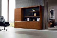 China 3400*400*2200mm Office Bookcase Cabinet With V Shaped Handle​ for sale