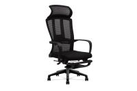 China 5 Legs Ergonomic Desk Chair , 2.5mm Footrest Lumbar Support Chair for sale