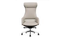 China 135d Tilt Revolving Leather Chair , 0.4m3 Ergonomic Leather Chair for sale