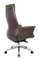 China High Back Leather Ergonomic Office Chair , 1220mm TUV PU Leather Swivel Chair for sale