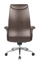 China High Back Leather Ergonomic Office Chair , 1220mm TUV PU Leather Swivel Chair for sale